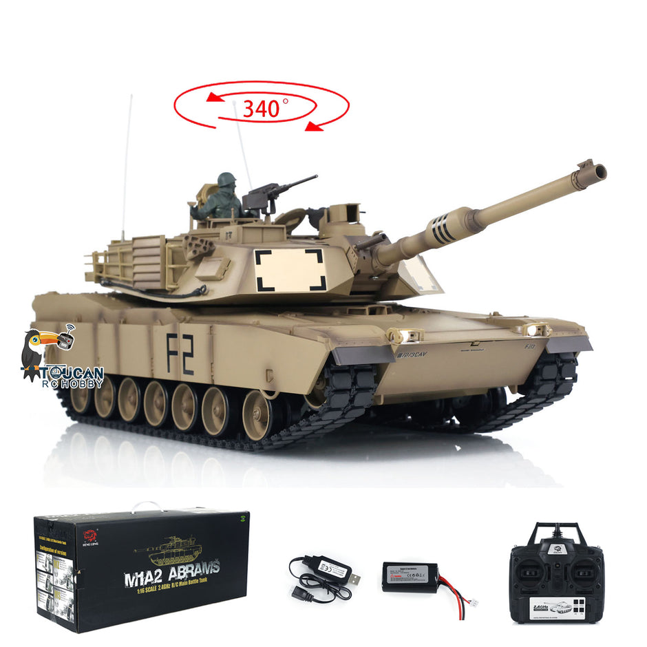 3918 USA Abrams M1A2 – Henglong Tanks