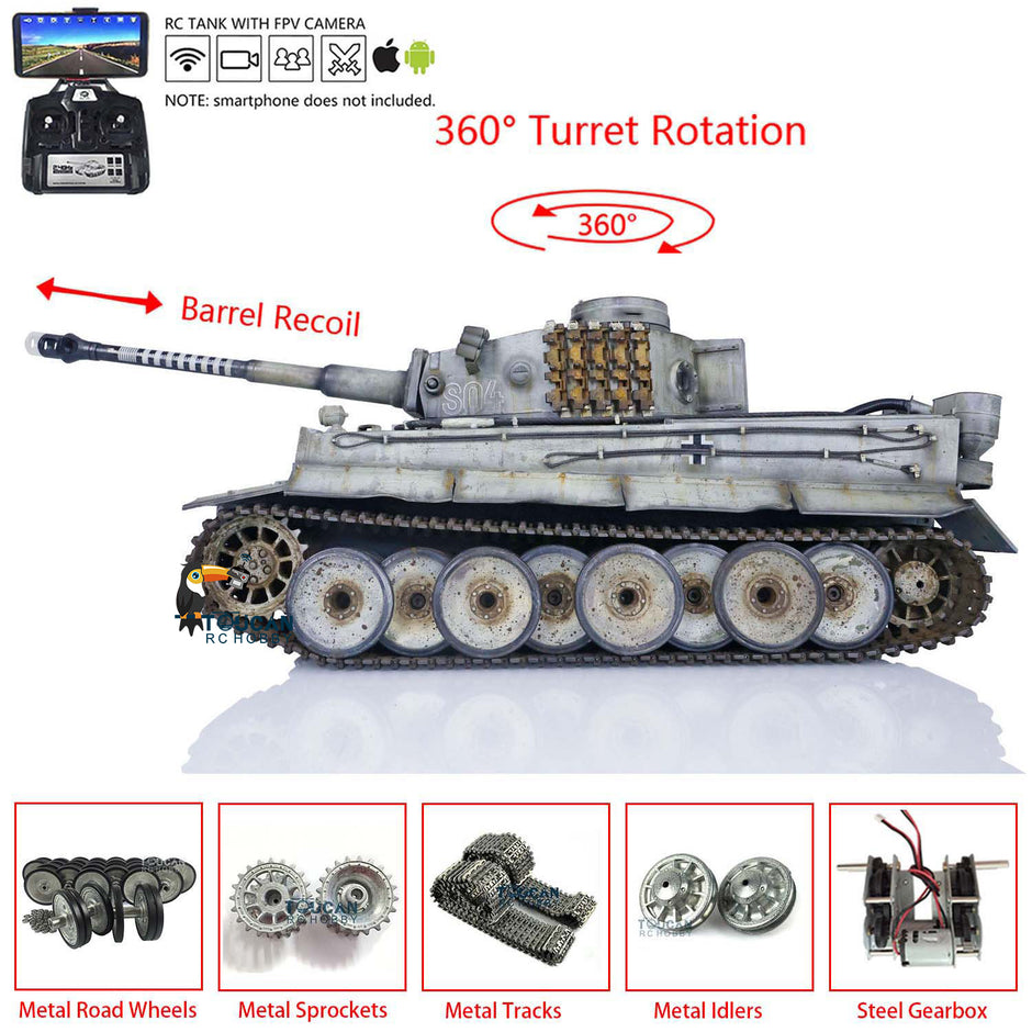 3818 German Tiger I – Henglong Tanks